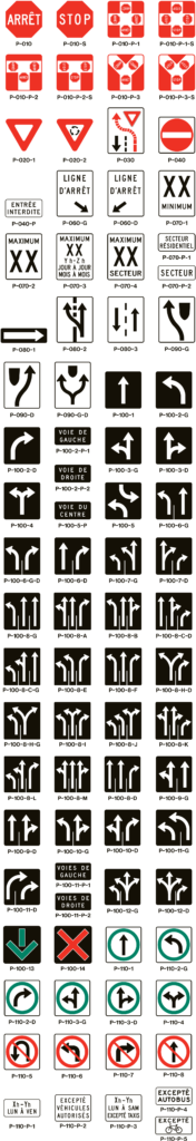 Panneaux de signalisation routière du Québec - Techni-Concept Premium